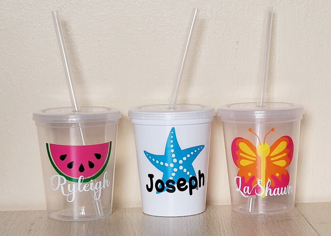 Kids Summer Party Cups Beach Party Favors Birthday Pool Party Cups Kids ...