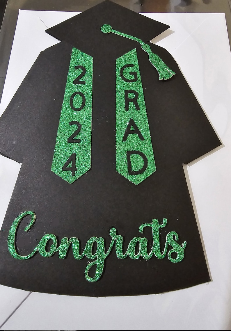 Graduation Gift Card Holder Cap and Gown Graduation Card ...