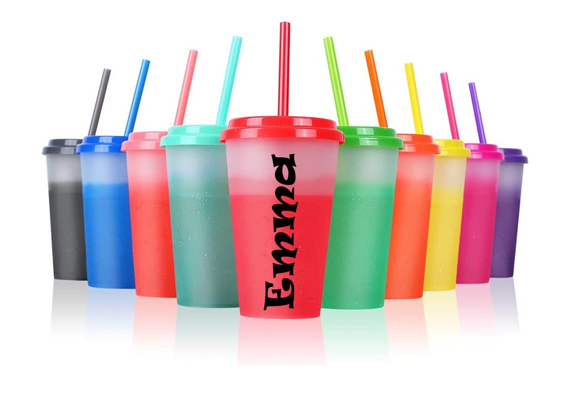 Kids Party Favors Personalized Color Changing Kids Cups Kids - Etsy