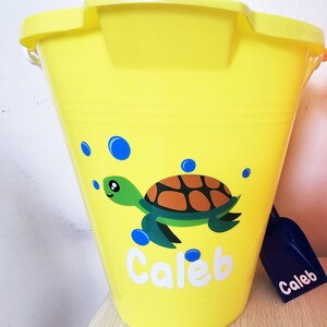 Personalized Kids Beach Pail With Shovel Kids Beach Party Favors Beach ...