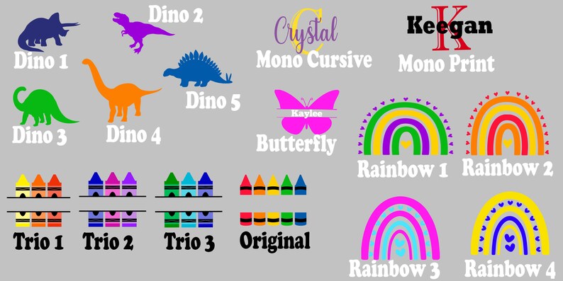 Personalized Crayon Box Back to School Supplies Crayon Holder Custom ...