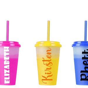 Kids Party Favors, Personalized Color Changing Kids Cups, Kids Party ...