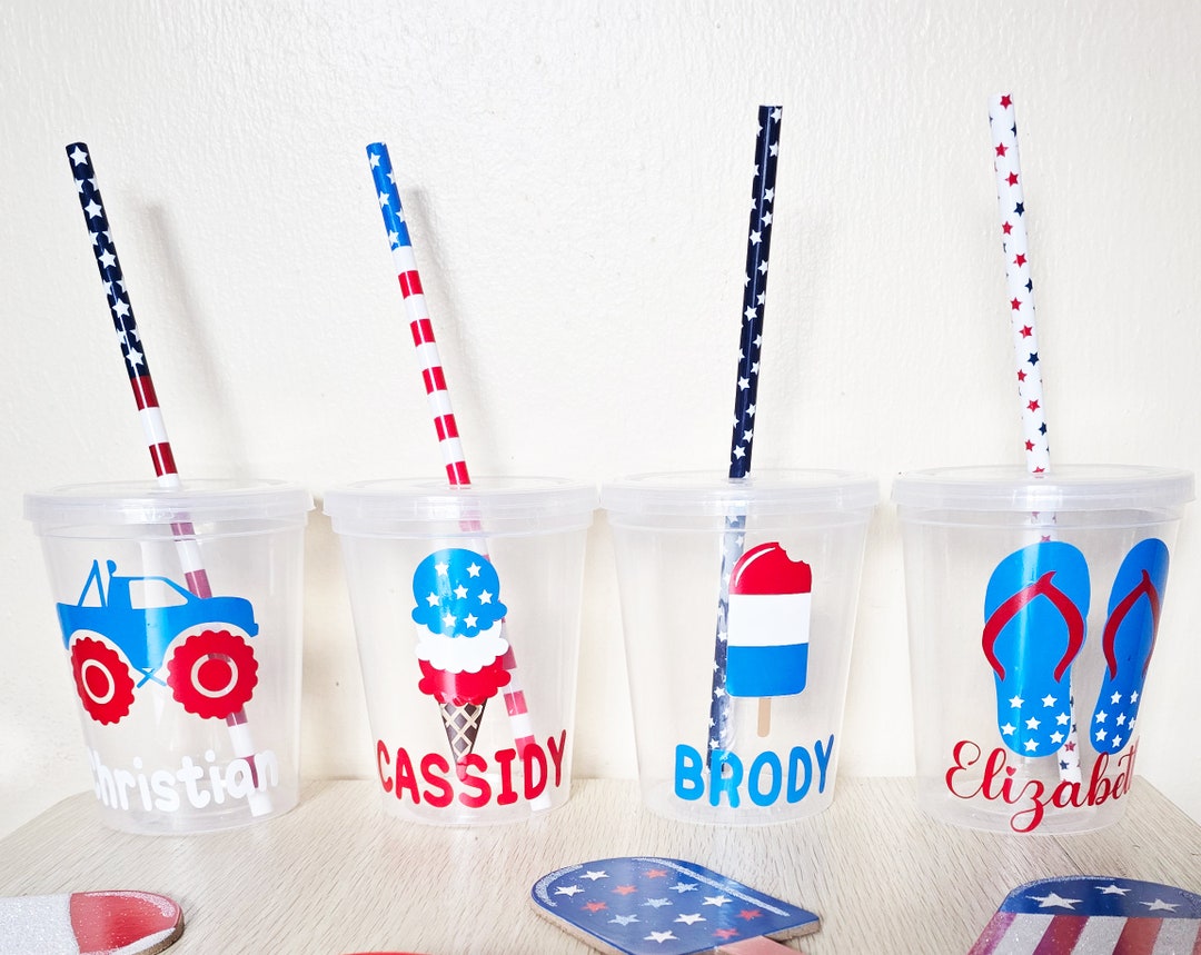 Kids 4th of July Party Favor Cups Summer Party Cups Beach Party Favors ...