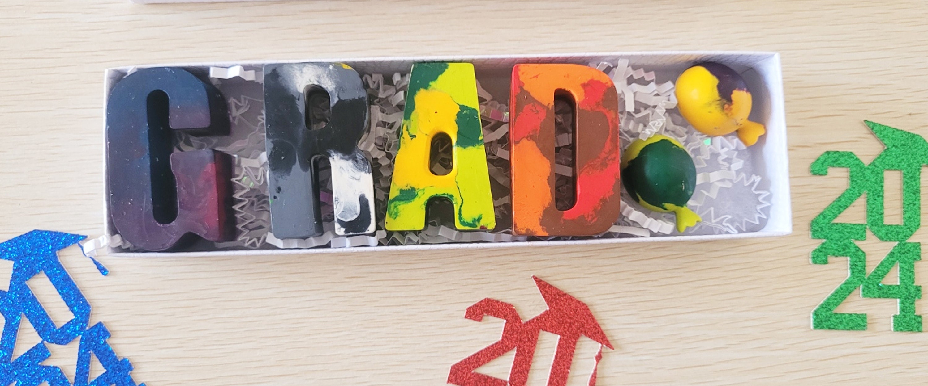 Graduation Crayons Kids Graduation Party Favors Kindergarten Graduation ...