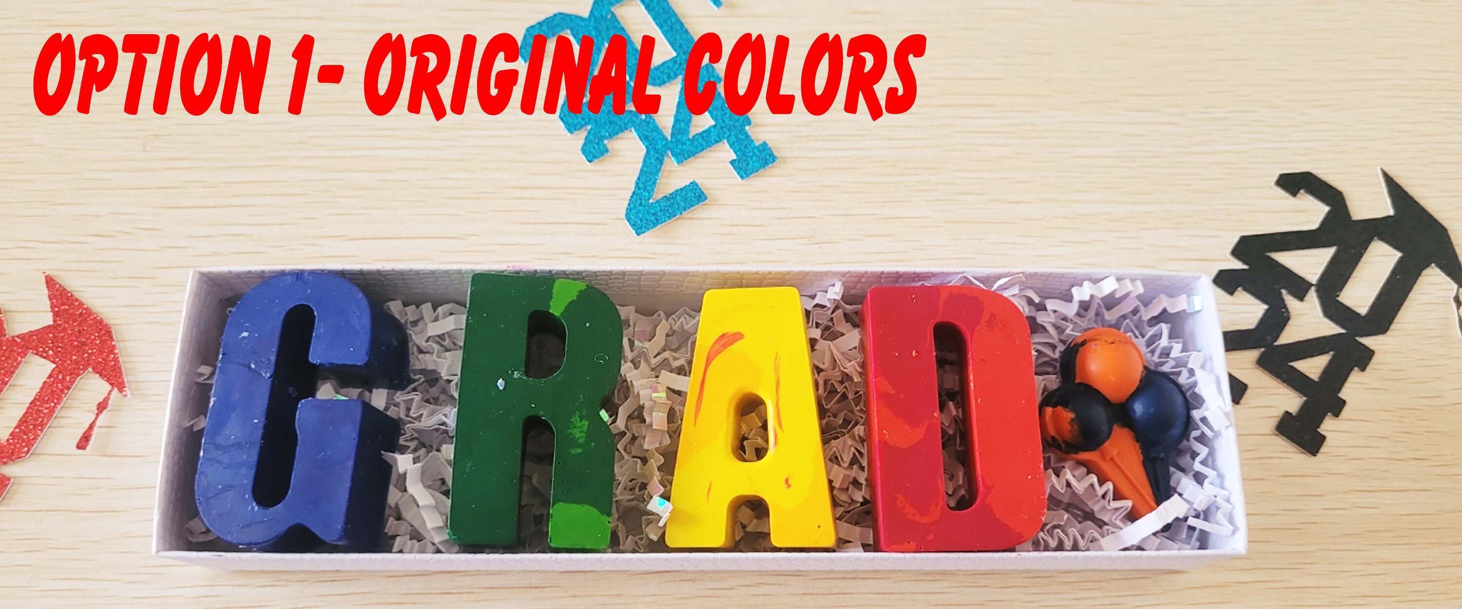 Graduation Crayons Kids Graduation Party Favors Kindergarten Graduation ...