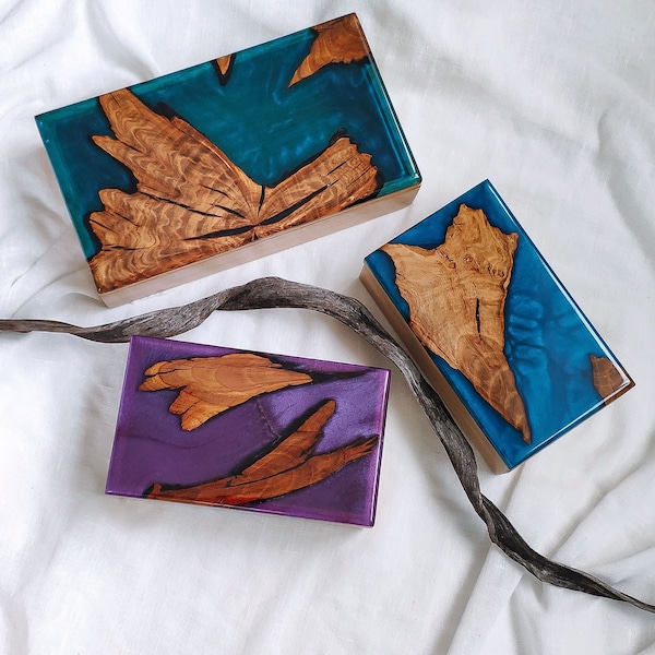 Wood Epoxy Jewelry - Etsy