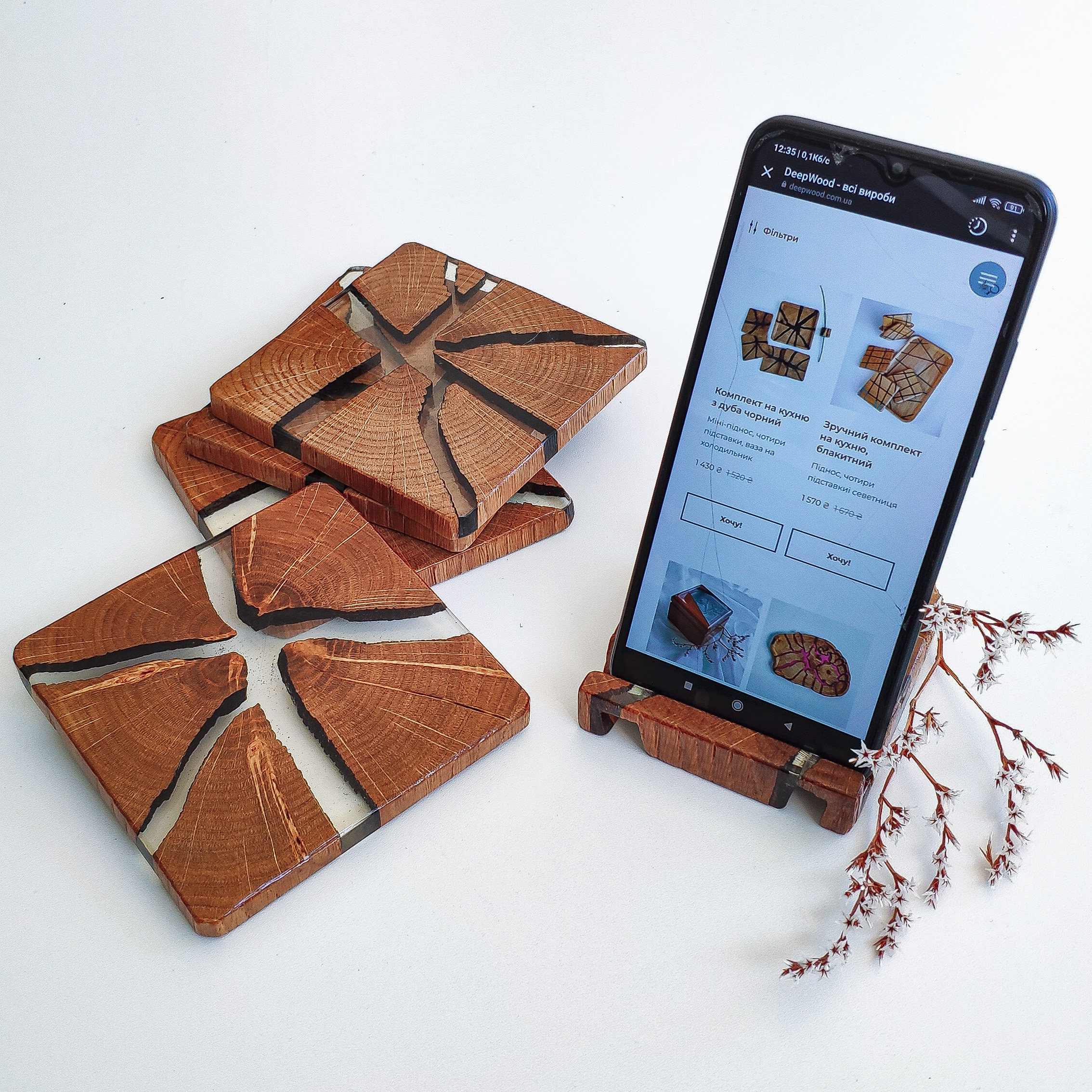 Phone Table Holder Cell Phone Stand Home Office Table - Etsy