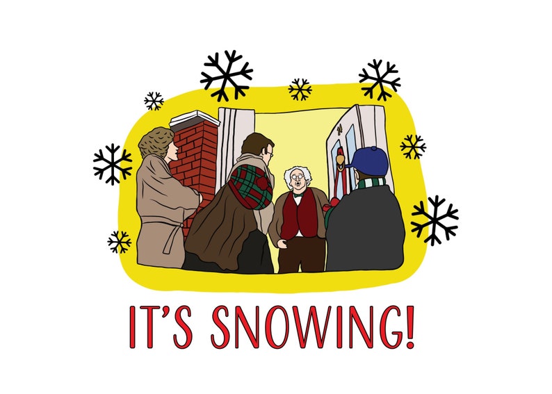 Toodles Its Snowing Christmas Card Hook Movie Christmas - Etsy