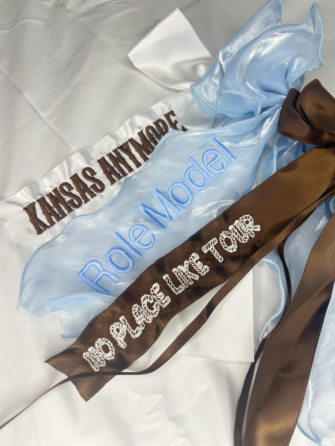 RM Custom Embroidered Concert Bows, Gifts for Her - Etsy