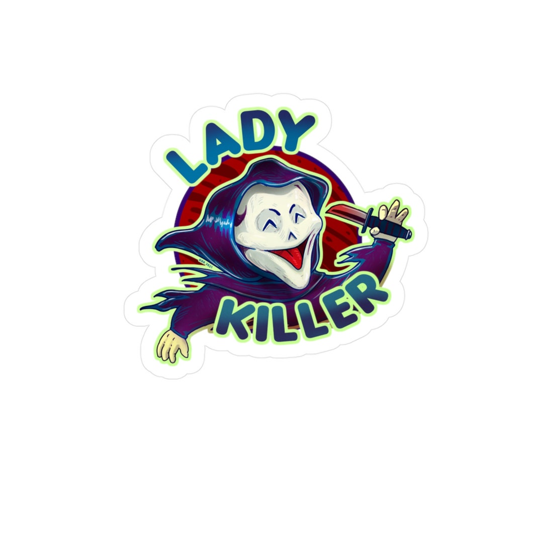 Ghost Face Vinyl Sticker, Horror Illustration, Laptop Decal - Etsy