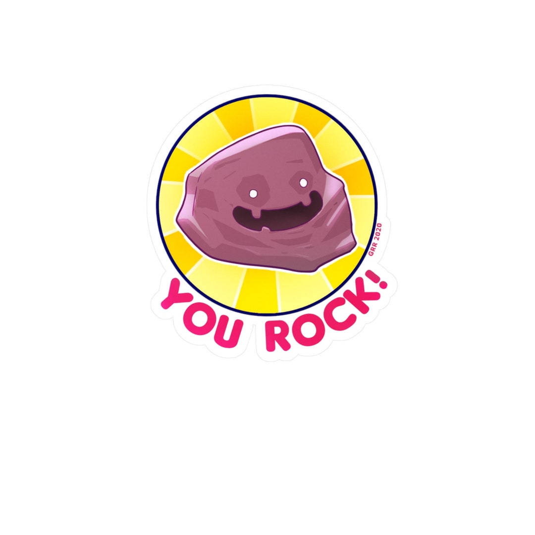 You Rock, Vinyl Decal - Etsy
