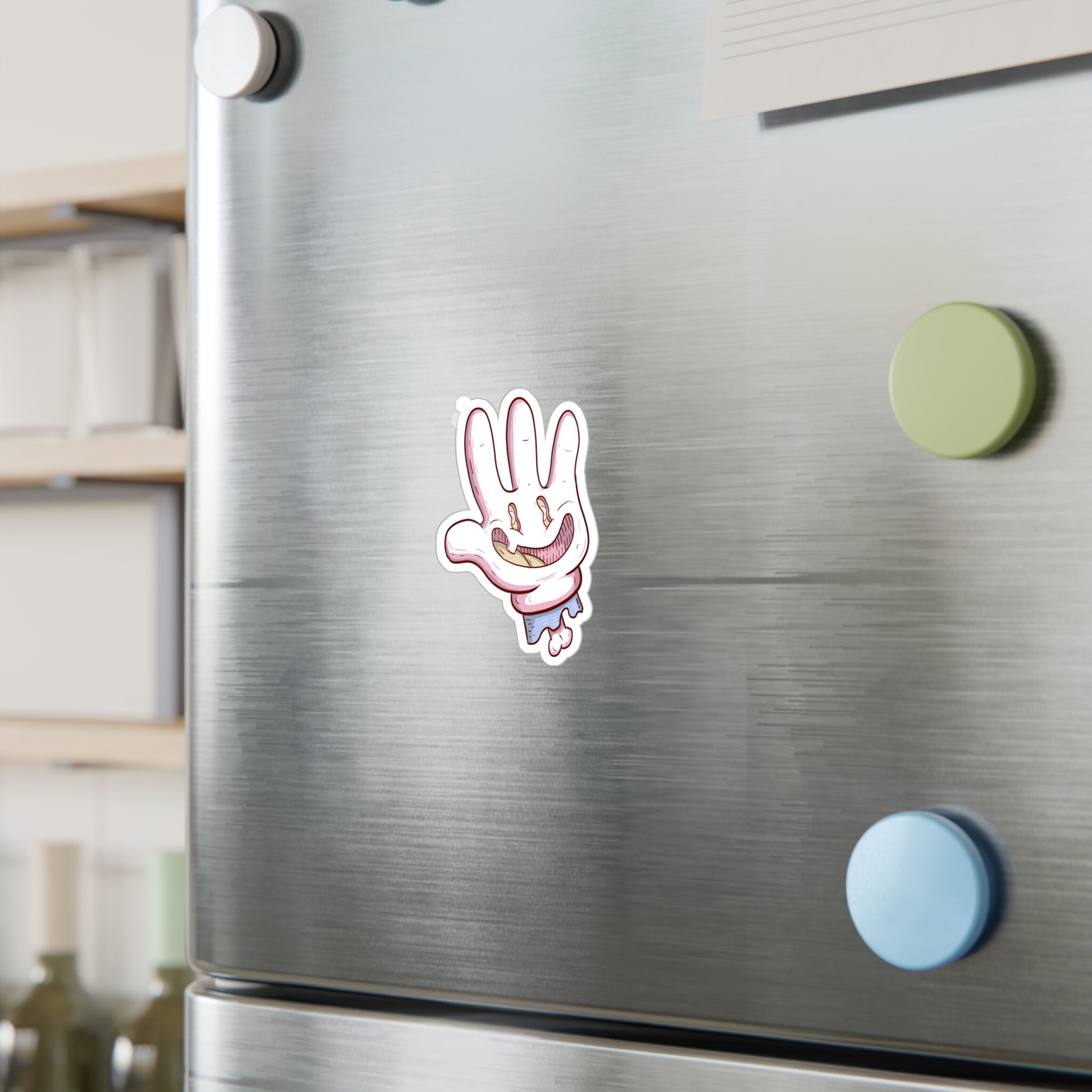 High Five, Kiss-cut Vinyl Decals - Etsy