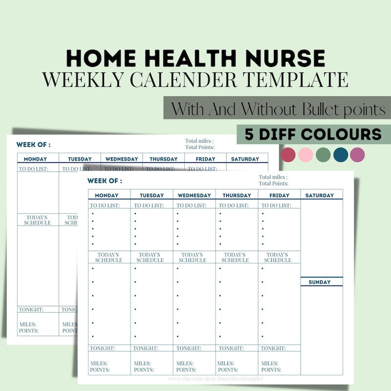 Nurse Planner - Etsy