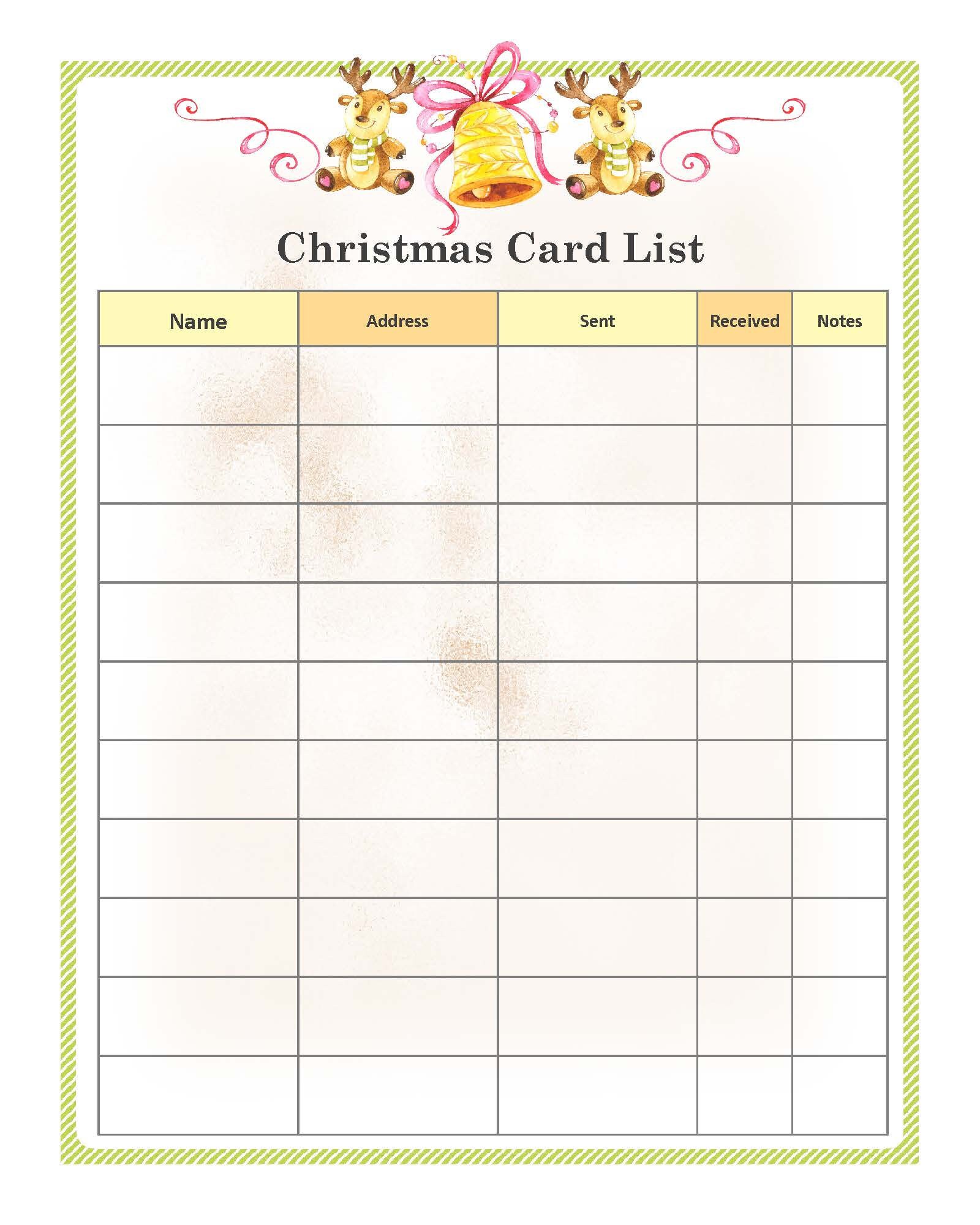 Christmas Planner Printable Holiday Budget Tracker Family - Etsy