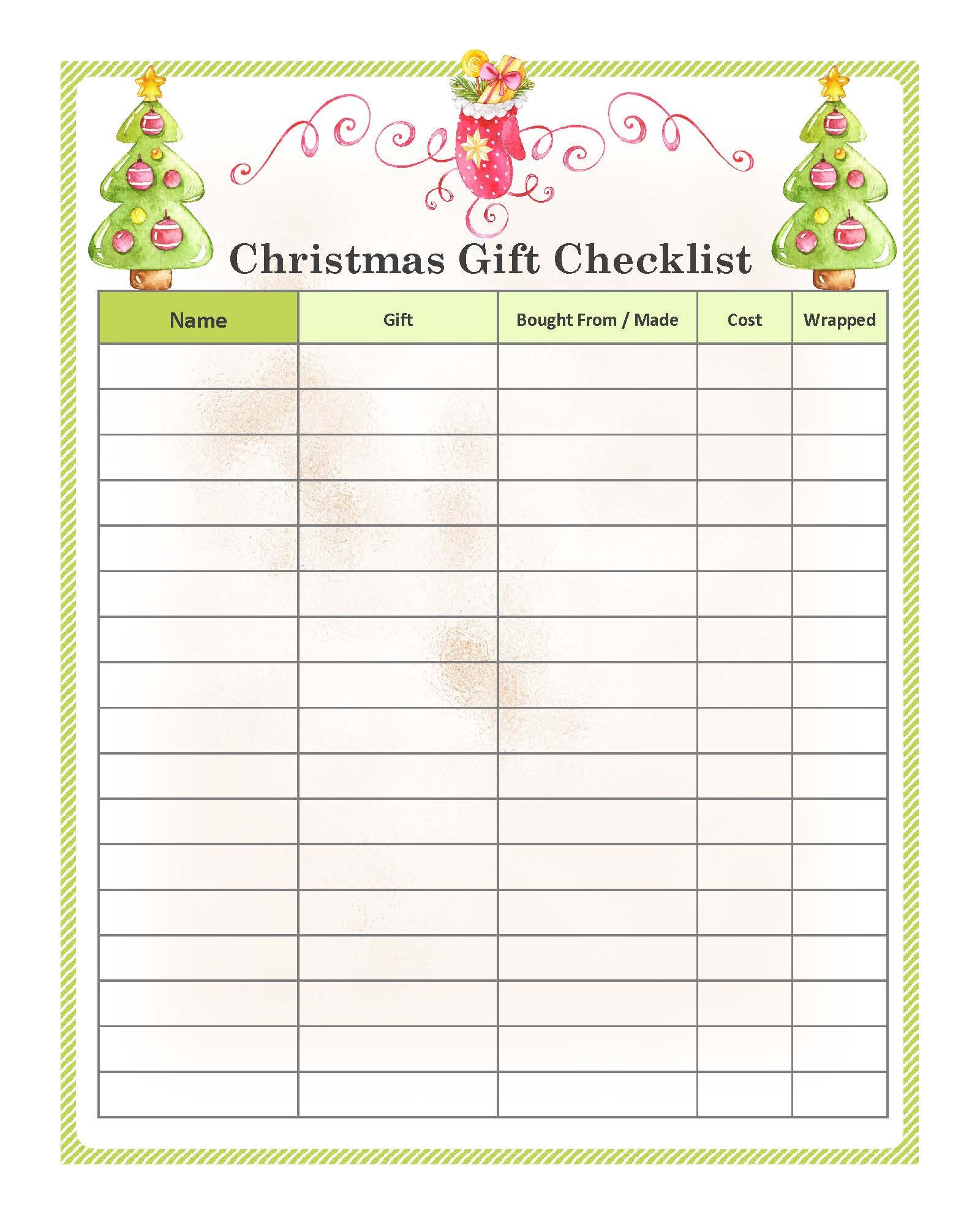 Christmas Planner Printable Holiday Budget Tracker Family - Etsy
