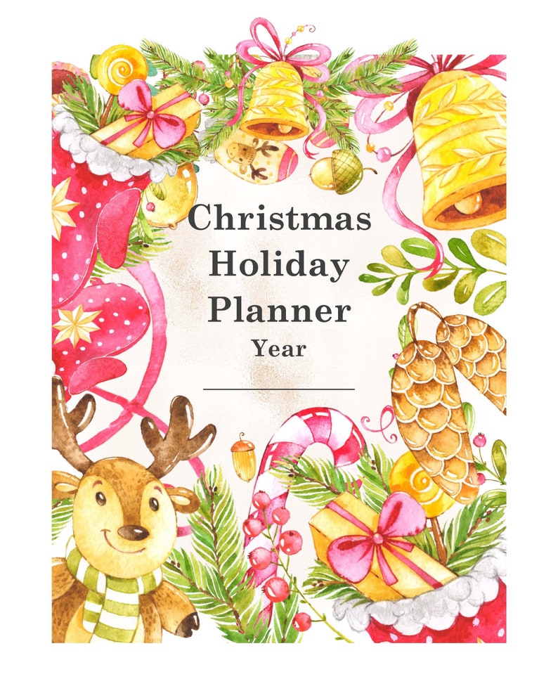 Christmas Planner Printable Holiday Budget Tracker Family - Etsy