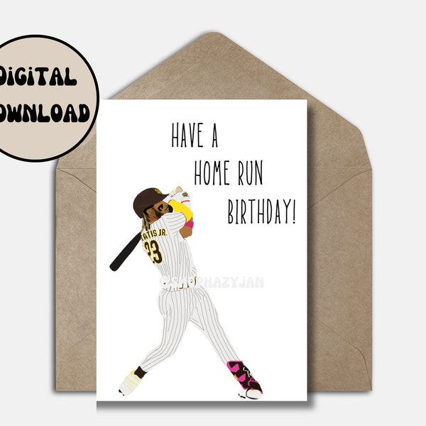 Baseball Birthday Padres - Etsy