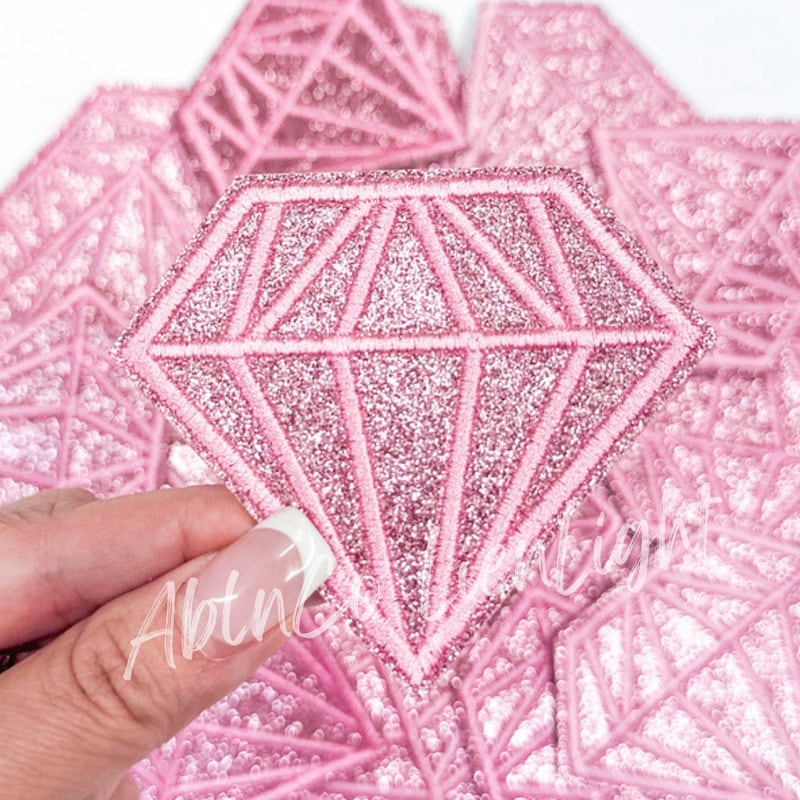 Diamonds Iron on Patch - Etsy