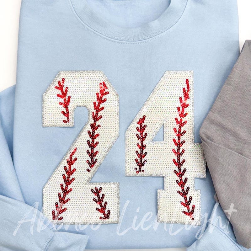Sequin Baseball Mom Patch - Etsy