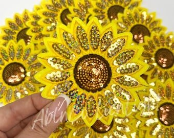 Sunflower Embroidery Patch - Etsy