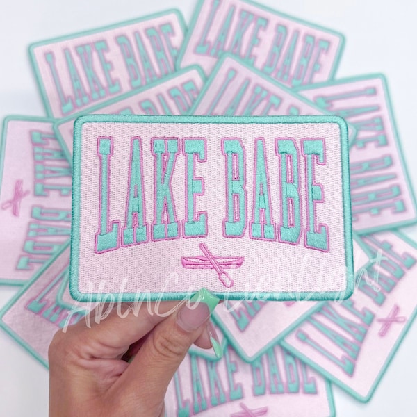 Lake Embroidery Patch - Etsy