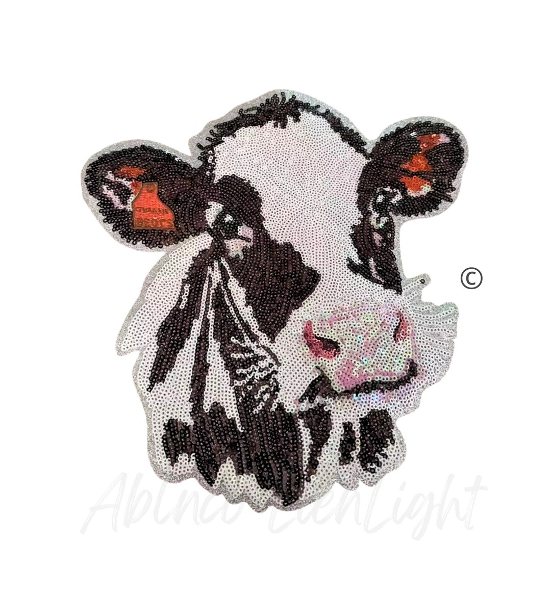 Cow Patch, Farm Animal Patch, Big Iron on Patch, Show Animal Patch ...