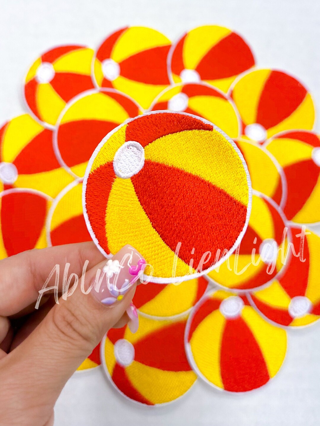 Beach Ball Patch, Summer Patch, Trucker Hat Patches, Beach Patch, Lake ...