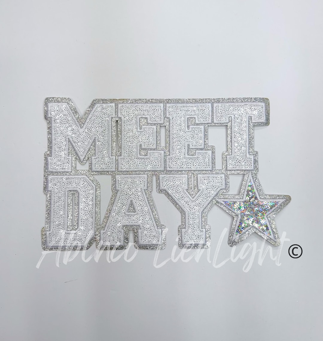 Meet Day Patch, Sequins Patch, Star Patch, Dance Patch, Gymnastics ...