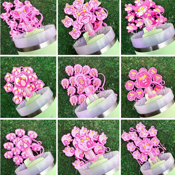 Preppy Stanley Straw Topper - Etsy