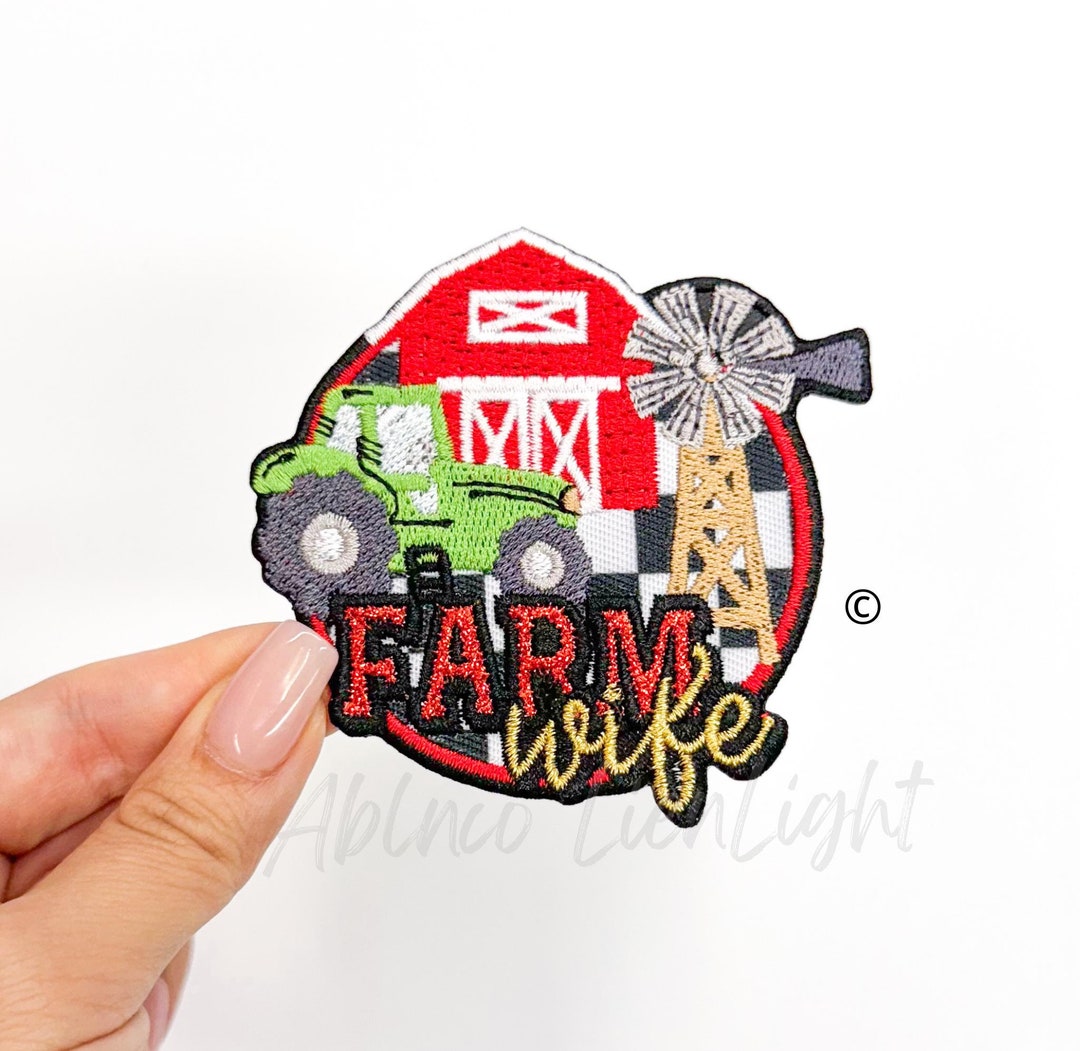 Farm Wife Patch, Wifey Patch, Farmer Patch, Trucker Hat Patch, Funny ...