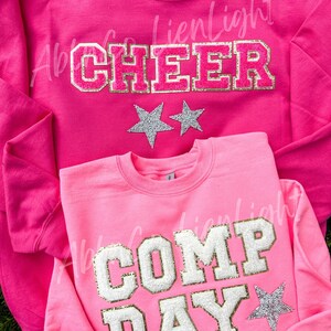 Comp Day Sweatshirt, Chenille Letters Patch Iron On, Dance Mom ...