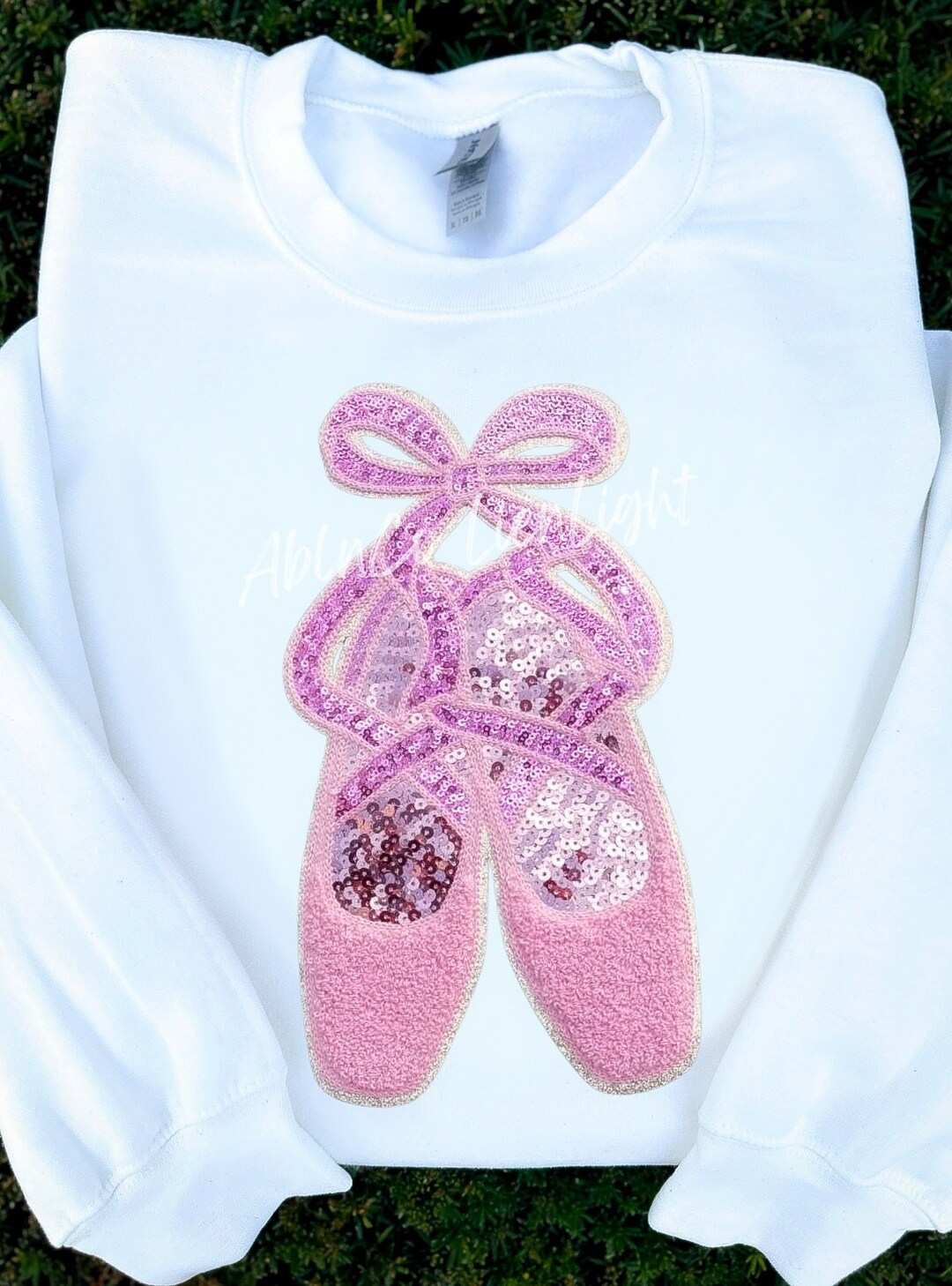 Ballet Chenille Patch Iron On, Pointe Shoes Dance Patches, Sequin Patch ...