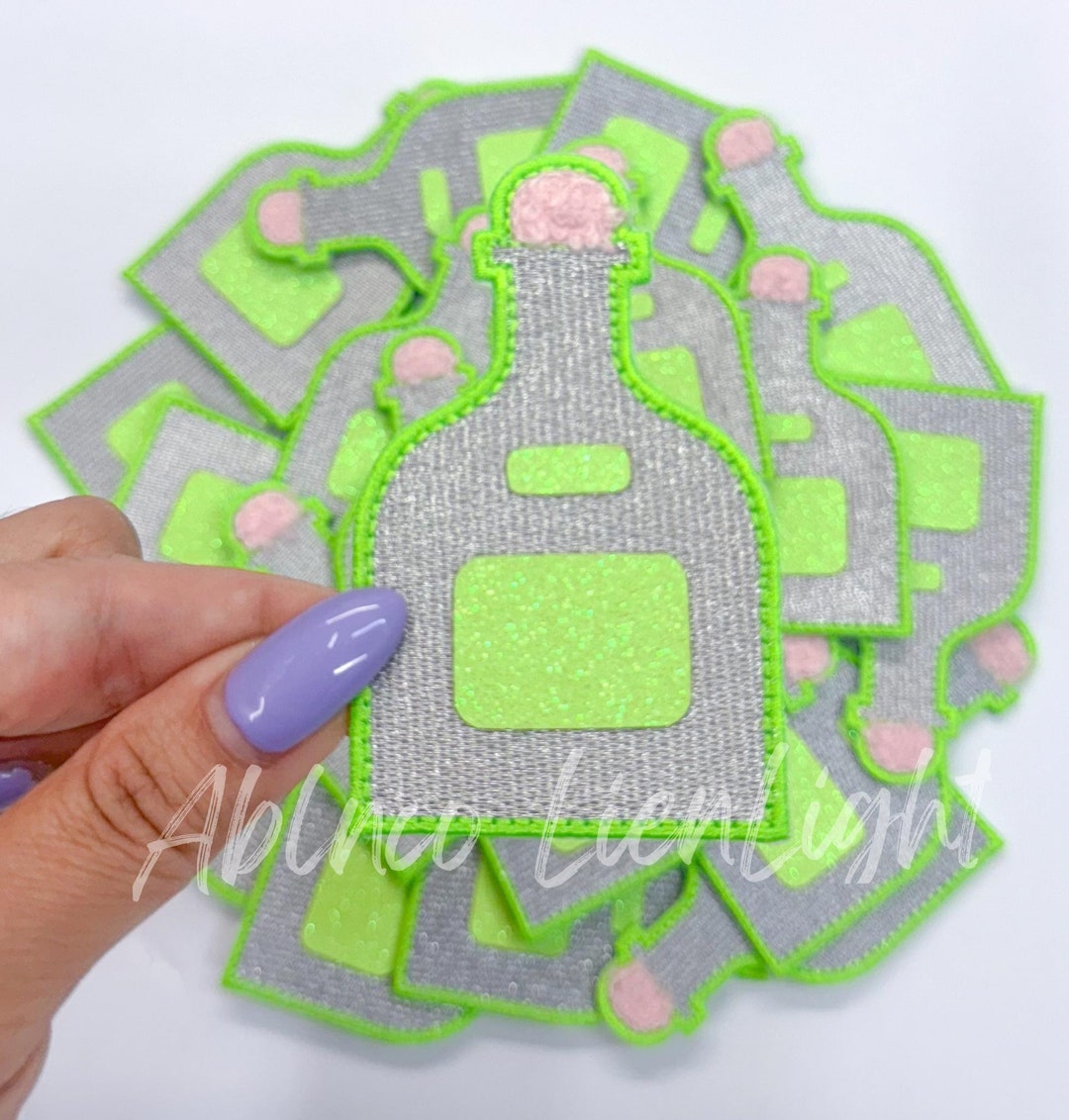Tequila Bottle Patch, Trucker Hat Patches, Cowboy Patch, Western Patch, Preppy Patch, Lime Green ...