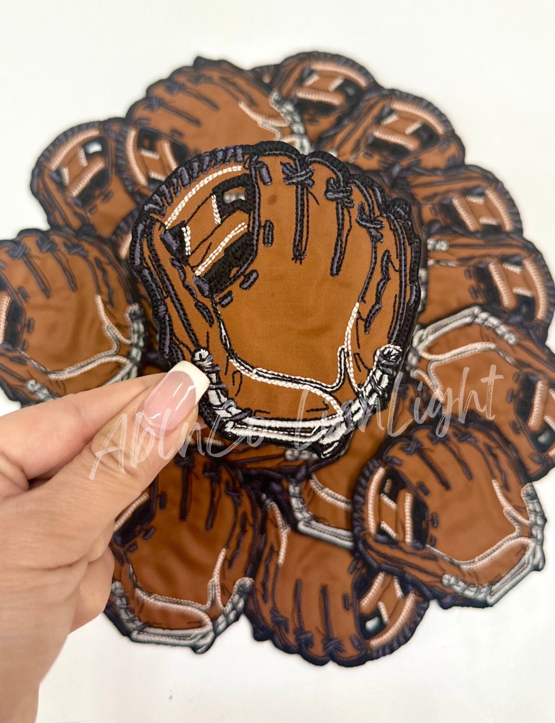 Baseball Glove Mitt Patch, Baseball Hat Patches, Small Patch Iron On ...