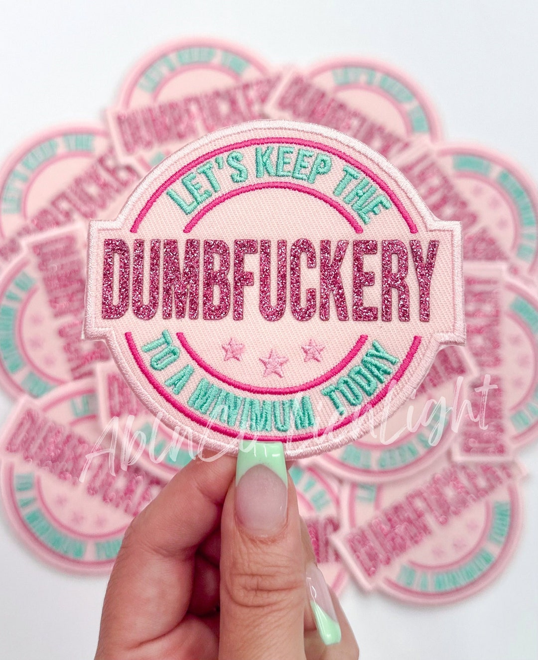 Trucker Hat Patches, Snarky Patch, Dumb Patch, Funny Patch, Glitter ...
