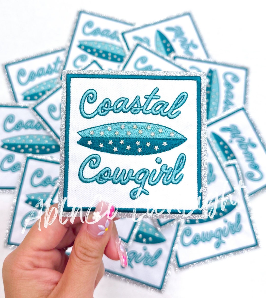 Coastal Cowgirl Patch, Turquoise Patch, Trucker Hat Patches, Rodeo ...