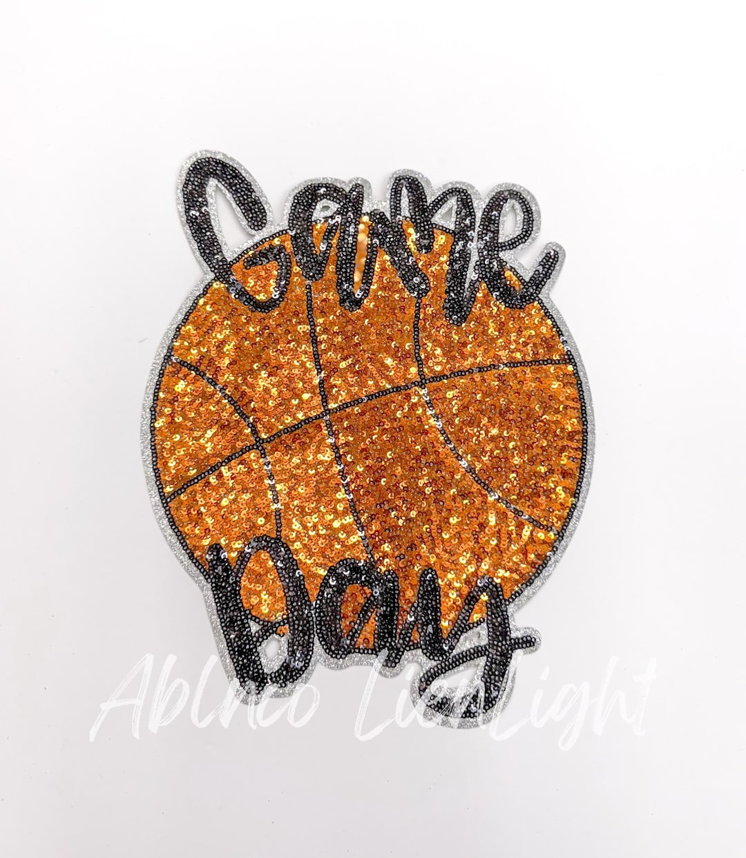 Sequin Basketball Patch, Basketball Patch, Game Day Patch, Big Iron on ...