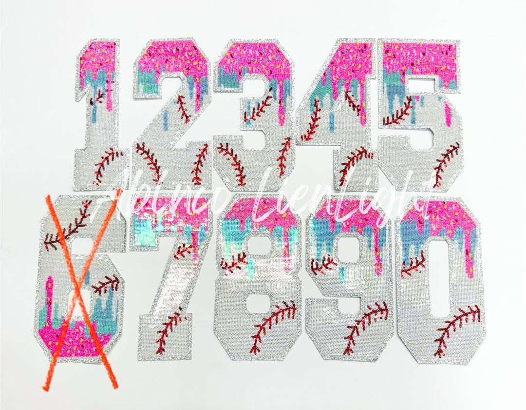 Sequin Baseball Number Patch: Game Day Drip DIY (9