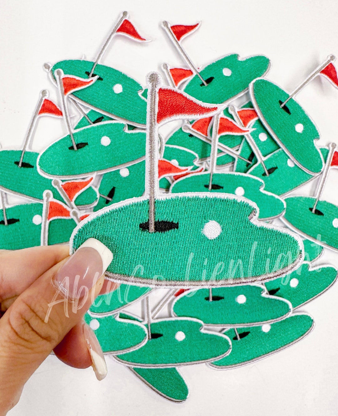 Golf Patch, Preppy Pink Golf Patch, Golf Cart Pink Patches, Small ...