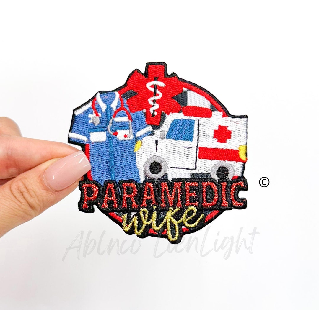 Paramedic Wife Patch, Wifey Patch, Paramedic Patch, Trucker Hat Patch, Funny Patch, Preppy Patch ...