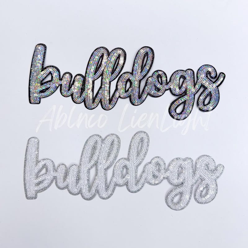 Bulldog Cheer Patch - Etsy