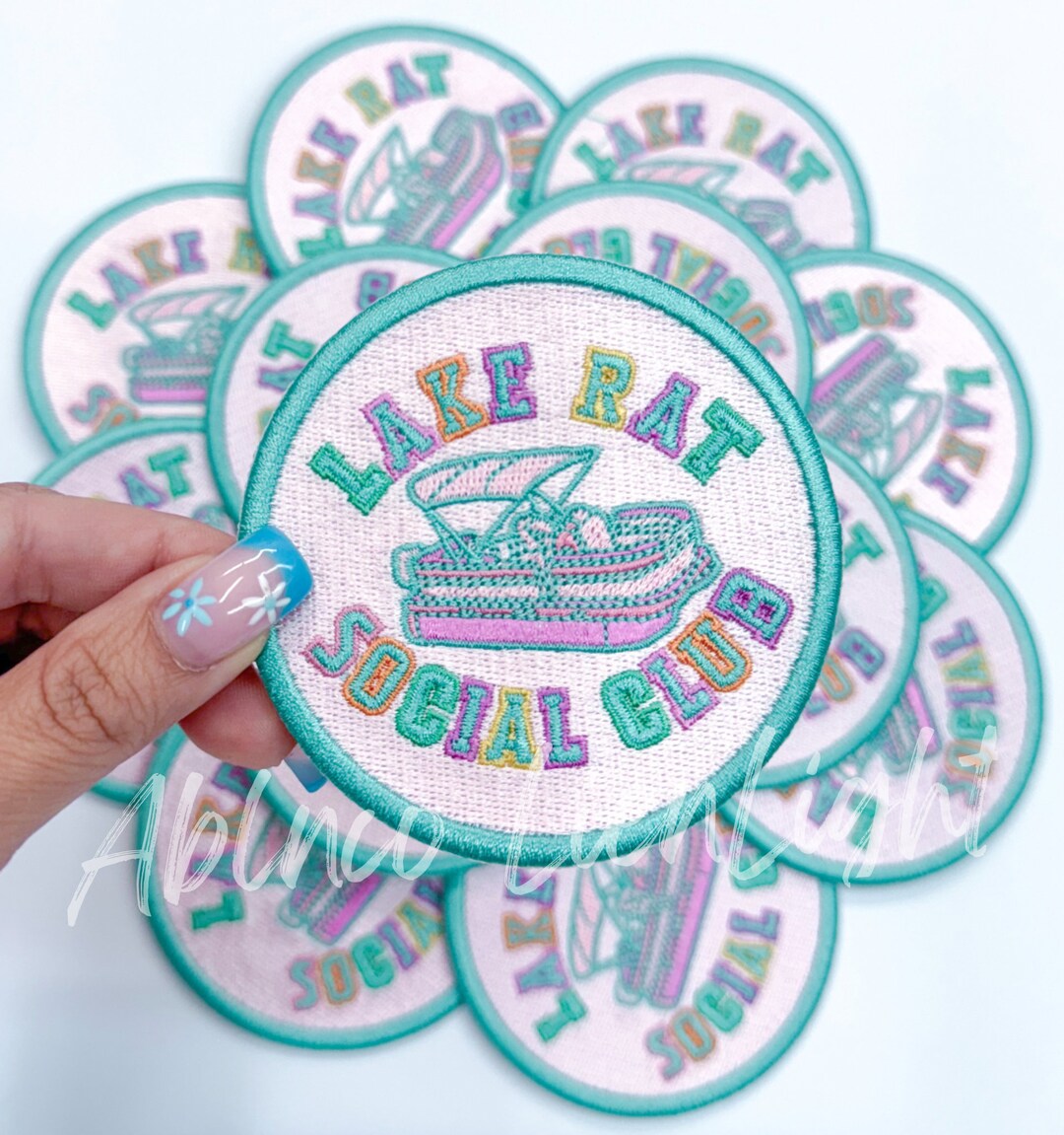 Lake Patch, Lake Rat Patch, Trucker Hat Patches, Summer Patch, Boating ...