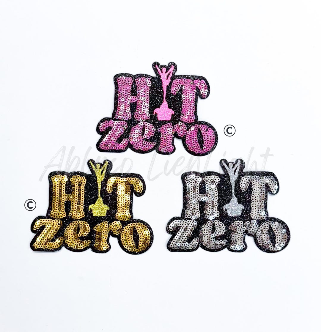 Chenille Cheerleading Patch: Hit Zero, Comp Day - 4.25" X 3.25" - Etsy