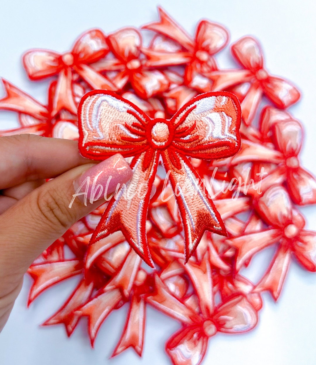 Bow Patch, Red Bow Patch, Trucker Hat Patches, Retro Patch, Preppy ...