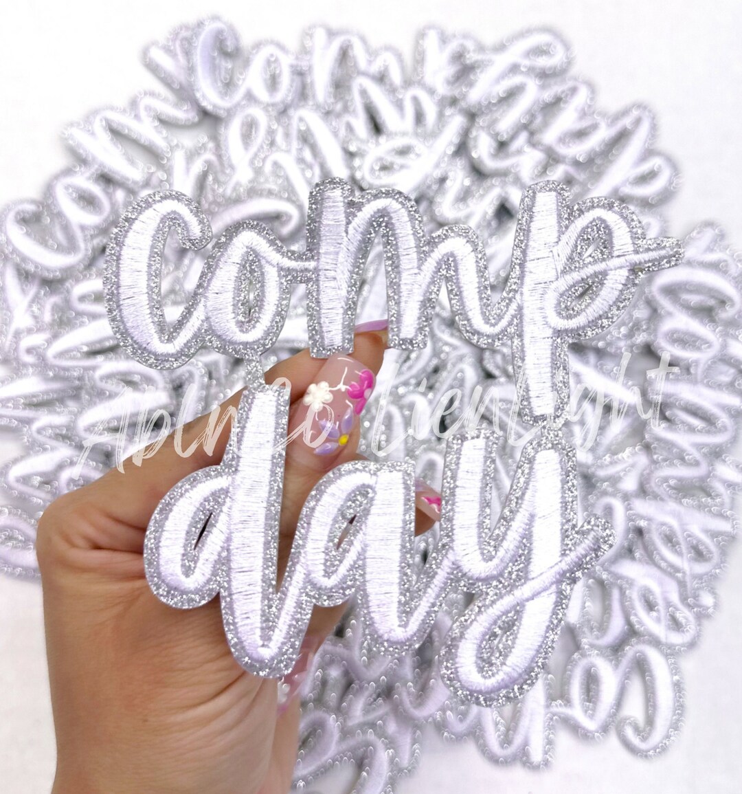 Comp Day Patch, White Sticker Adhesive Patch, Stadium Bag Patch, Custom ...