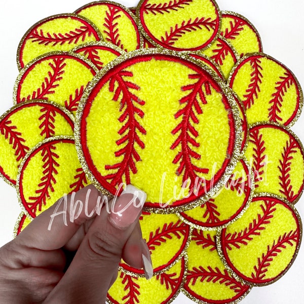 Chenille Softball Trucker Hat - Etsy