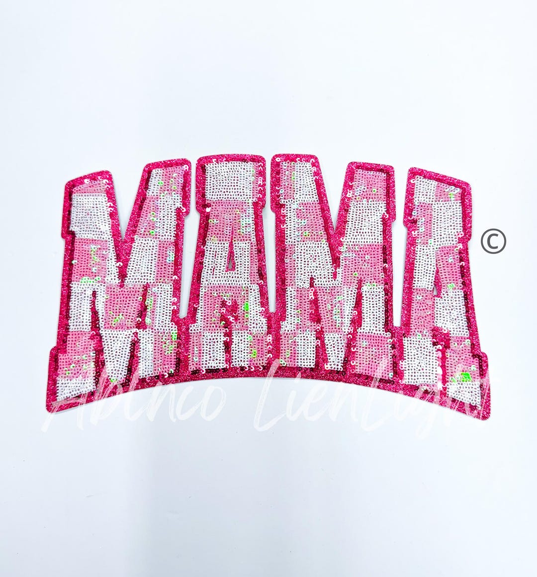 Neon Pink Mama Patch, Checkered Mama Patch, Sequins Patch, Big Shirt ...