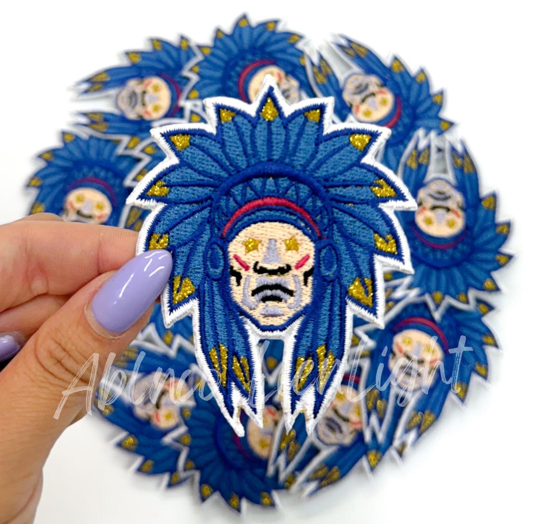 Indian Patch, Royal Indian Head Patch, Warrior Patch, Mascot Patches ...