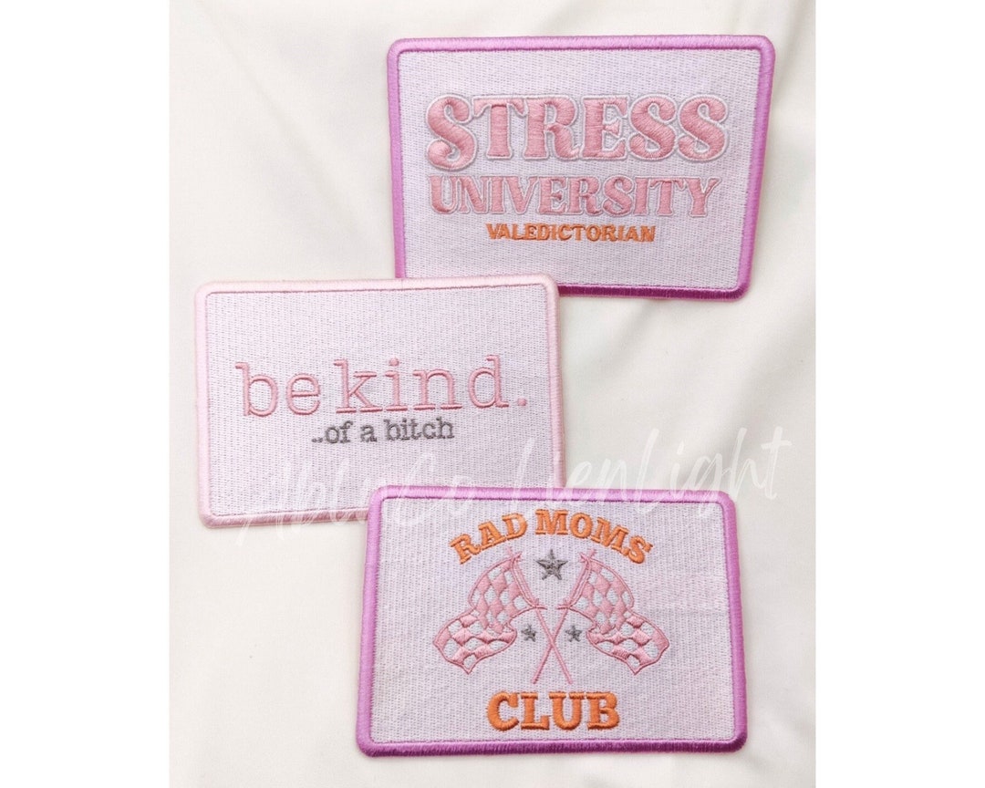Trucker Hat Patches, Pink Preppy Patches, Embroidery Patch, Patches for ...
