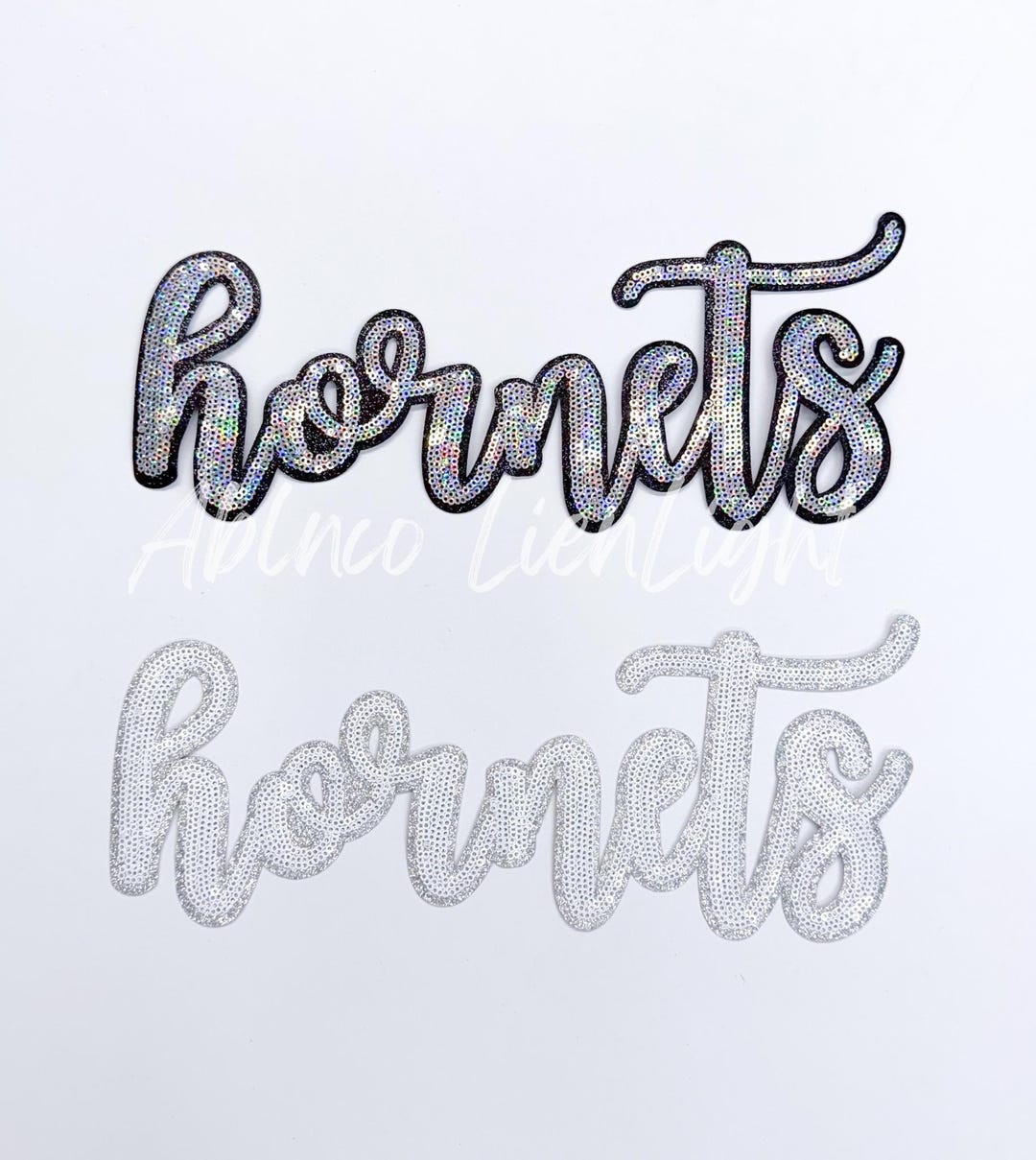 Hornets Patch, Script Patches, Mascot Patch, Game Day Patch, Sequin ...